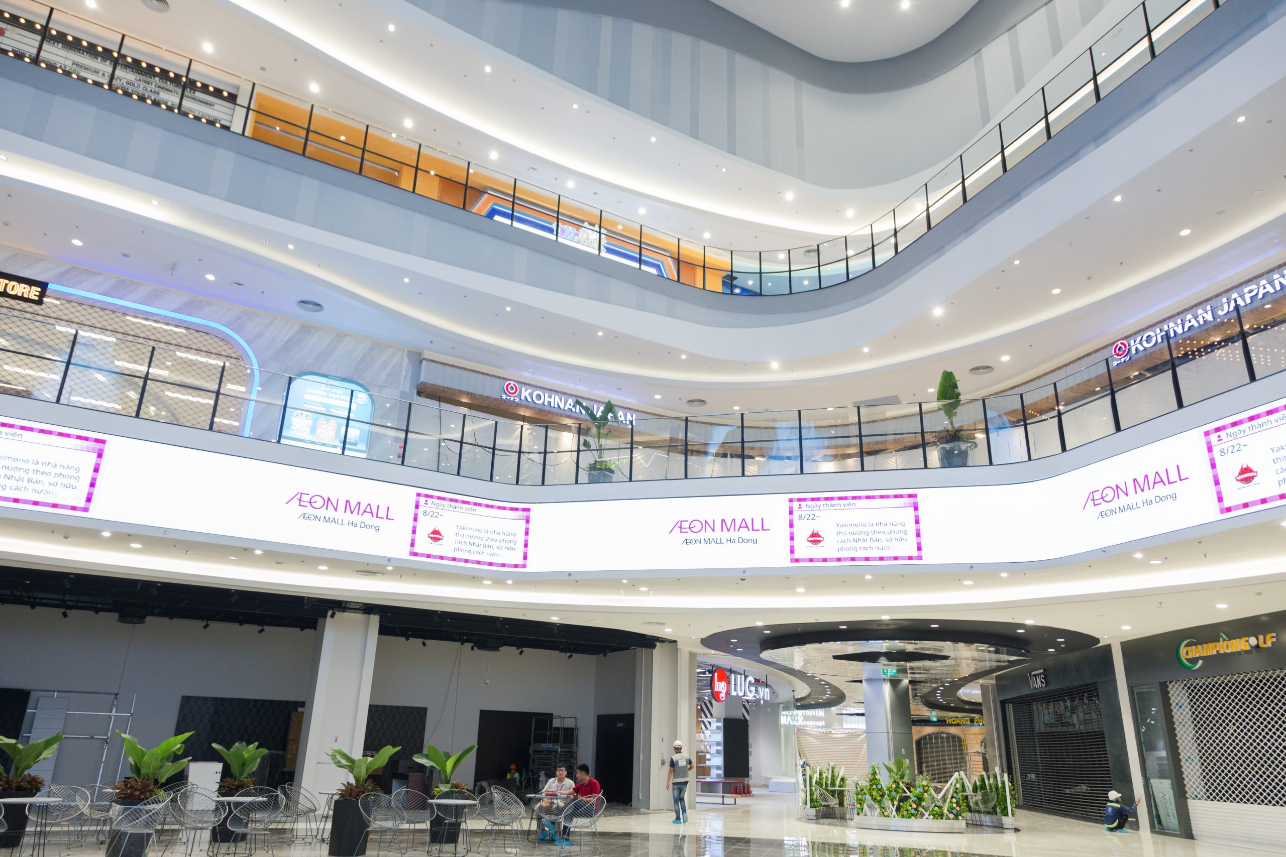Digital signage information - AEON MALL Hải Phòng Lê Chân